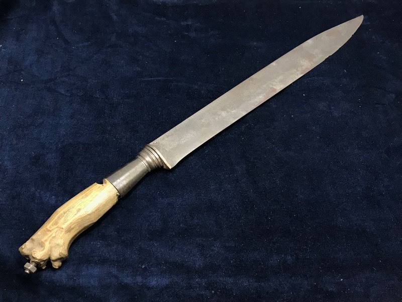 Knife: Filipino Headhunting Sword Itak, Original, Loose Handle ...