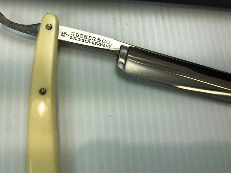 Straight Razor: H. Boker & Co. Solingen Germany King Cutter Tree Brand ...