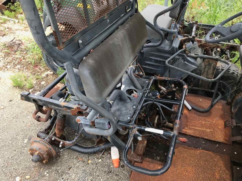 Parts/Salvage: Three Kawasaki Mule 610, lots of rust, unknown condition ...