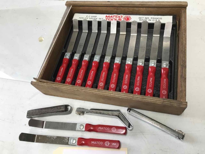 MATCO E-Z Grip Feeler Gauge Set #1 FG10CG & (3) Folding Sets | Heimer ...